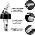 Automatic Measured Bottle Pourer - Pack of 3, 20ml 30ml 40ml Quick Shot ...