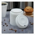 SOLO Cappuccino Dome Sipper Lids, Fits 12 oz to 24 oz Cups, White ...