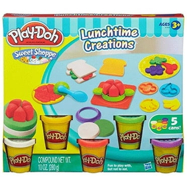 Play-Doh Stamp 'N Shape Tool Kit Set with 10 Cans of Dough & 30+ Tools ...