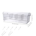 Ice Chilled Condiment Caddy, Chilled Condiment Containers Server with ...