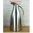 Leyeet 68 Oz Stainless Steel Coffee Thermal Carafe/Double Walled Vacuum Thermos Insulated / 12 ...