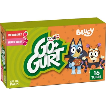 Go-GURT Protein Kids Low Fat Yogurt Value Pack, 2 lbs (16 Tubes ...