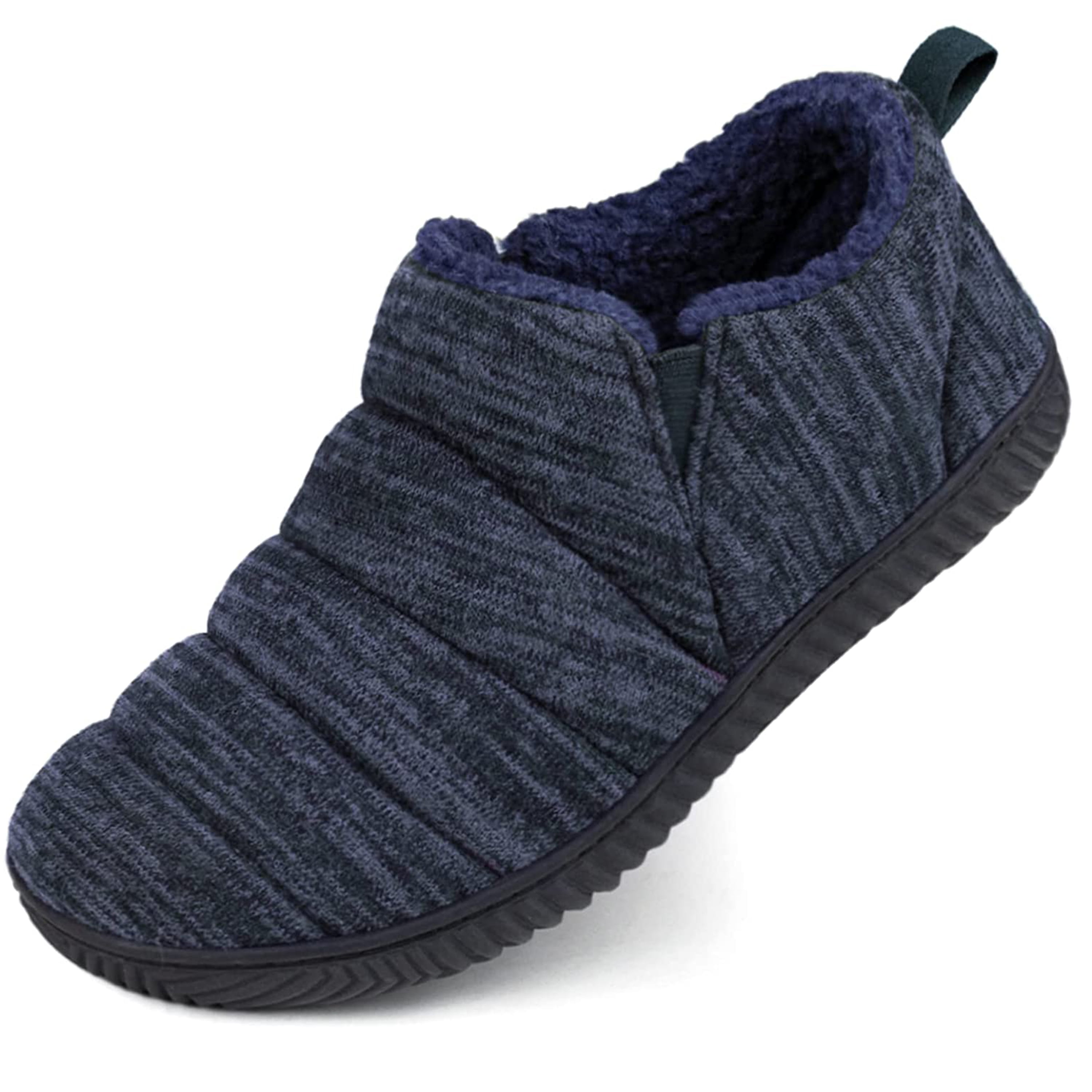 RockDove Men's Damien Quilted Faux Fur Lined Bootie Slipper - Walmart.com