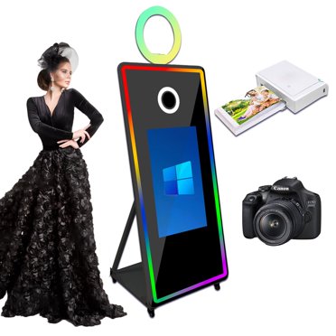 Portable Camera Mirror Photo Booth for with 15.6 Inch Touch Screen ...
