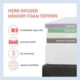 Mellow Ventilated Memory Foam Mattress Topper - King - Walmart.com