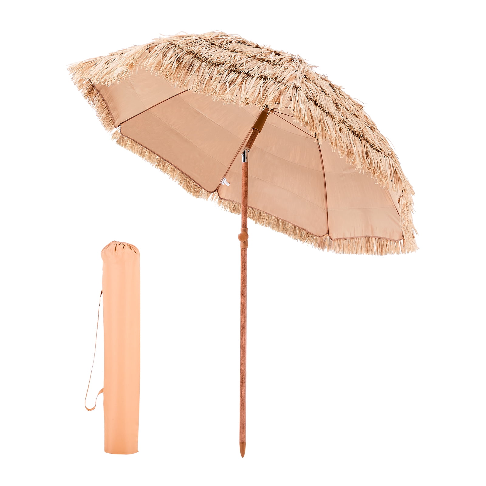 Click here for Vevor Tiki Umbrella Thatched Patio Umbrella 6 Ft P... prices