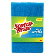 3M 07445 Scotch-Brite Light Cleansing Pad (5 Pack) - Walmart.com