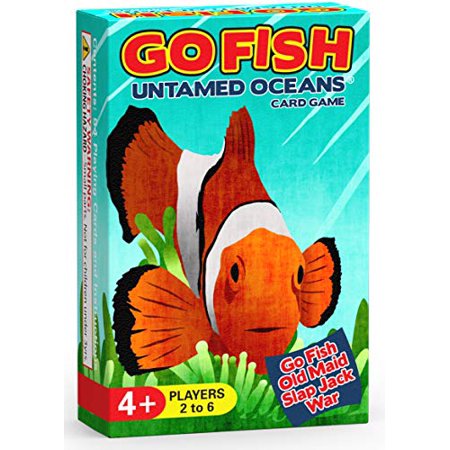 Go Fish Untamed Oceans - Go Fish, Old Maid, Slap Jack and War - Play 4 ...