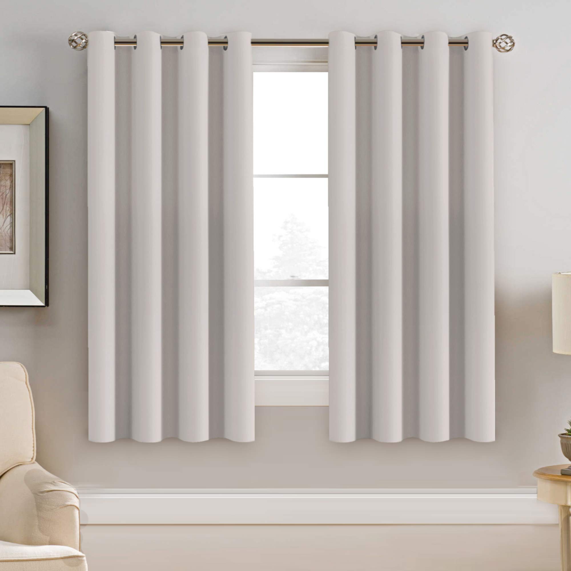 PrimeBeau Blackout Curtain For Living Room Thermal Insulated Window