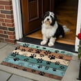 Doormat Bathroom Rugs 18x30in, Farm Brown Wood Board Non Slip Door Mat ...