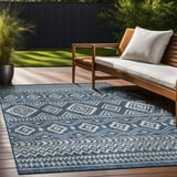Beverly Rug Large Outdoor Rug, 8' x 10', Patio, Porch, Garden, Azure ...