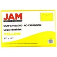 JAM Paper Plastic Envelopes with Snap Closure, Legal Booklet, 9 3/4 x ...
