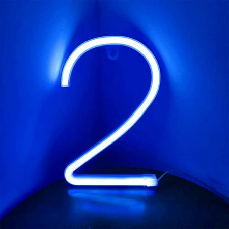 SAYDY Blue Letter Neon Sign, Marry Me, USB/Battery Operated, LED Signs ...