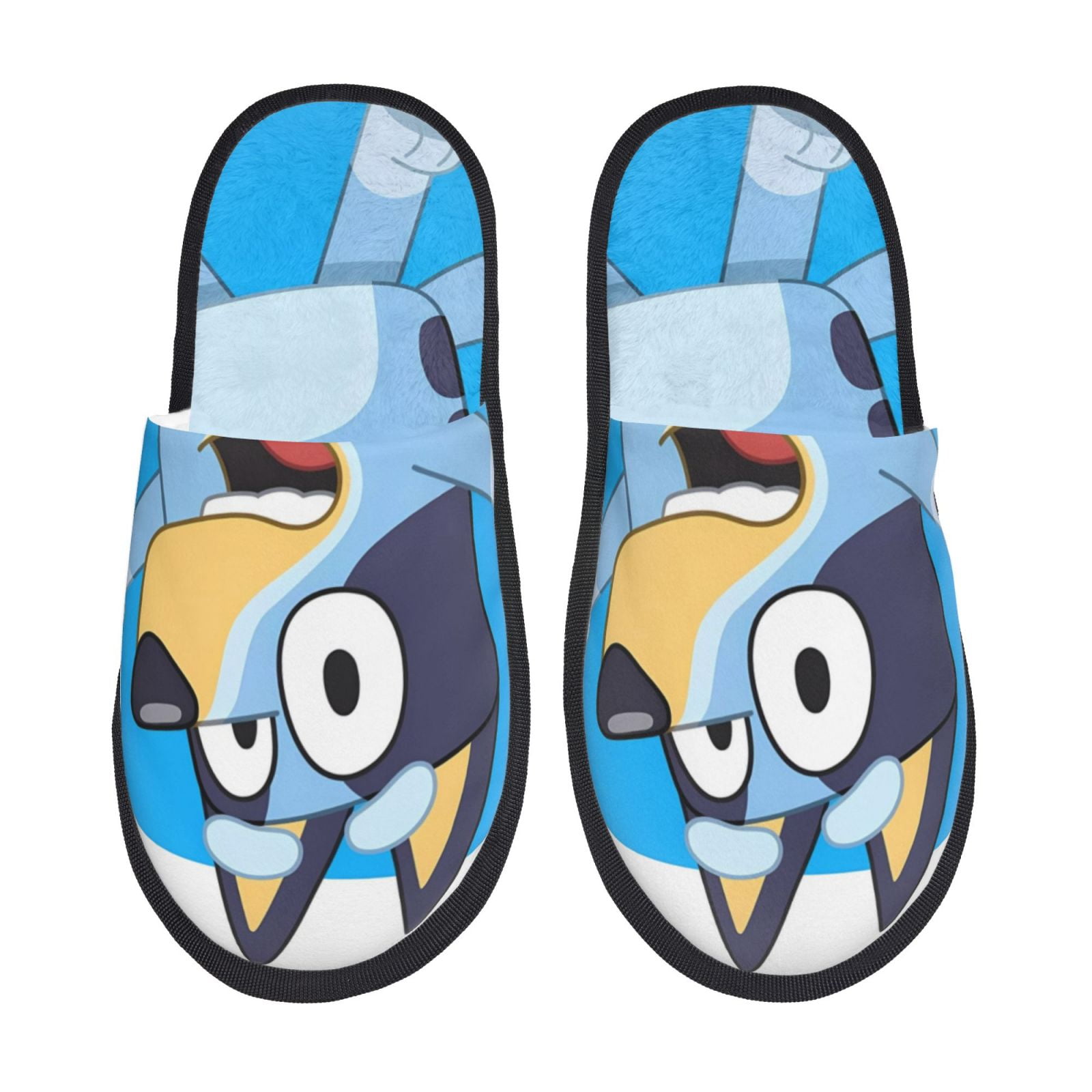 Click here for Naloa Bluey Print Indoor Fuzzy Slippers memory Foa... prices
