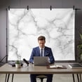 12x8ft Photo Backdrop, Marble Grey White Soft Polyester Backdrop ...