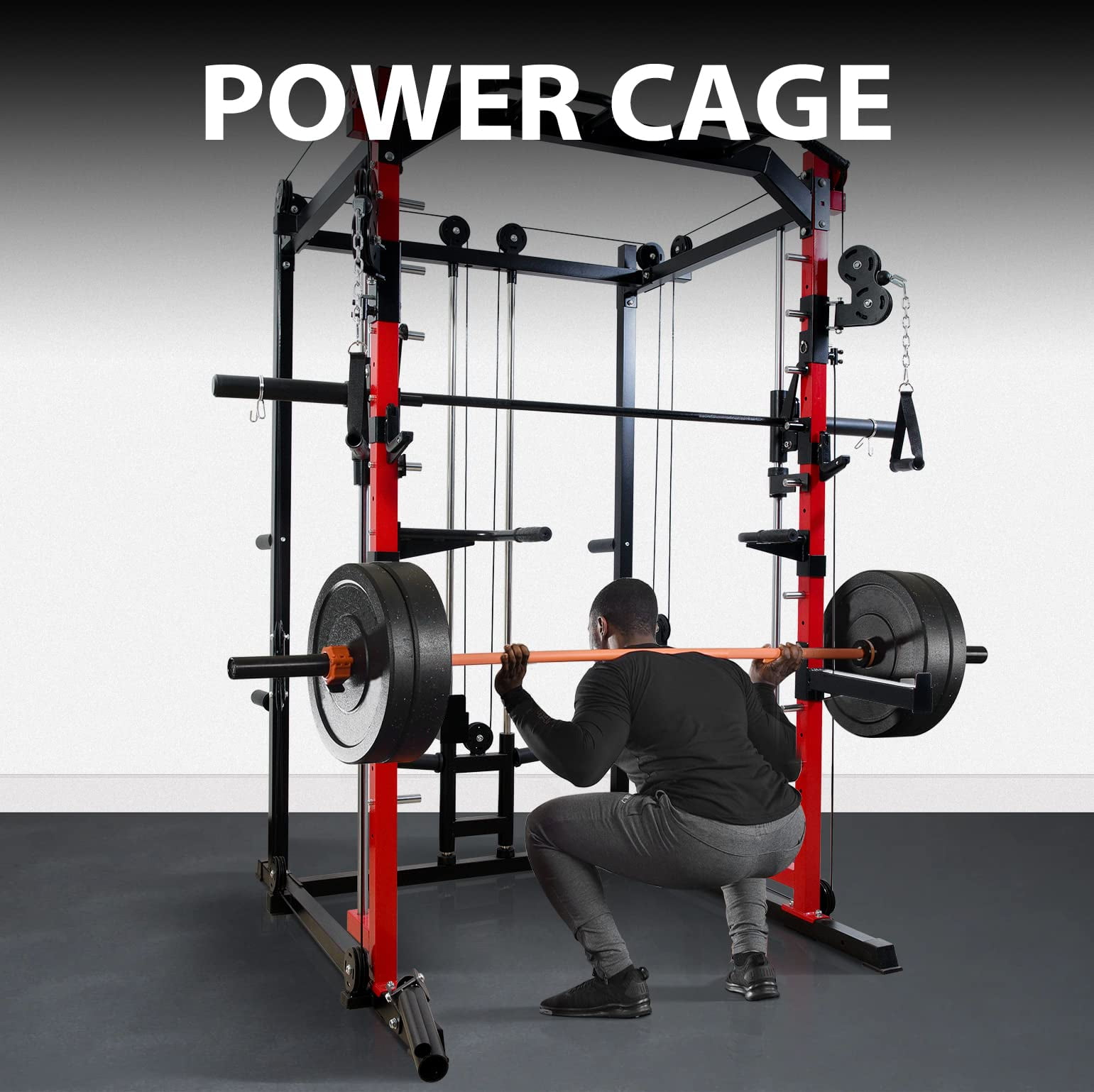 Buy ELEVTAB Smith Machine Home Gym, 1600 lbs Commercial Weight Cage ...