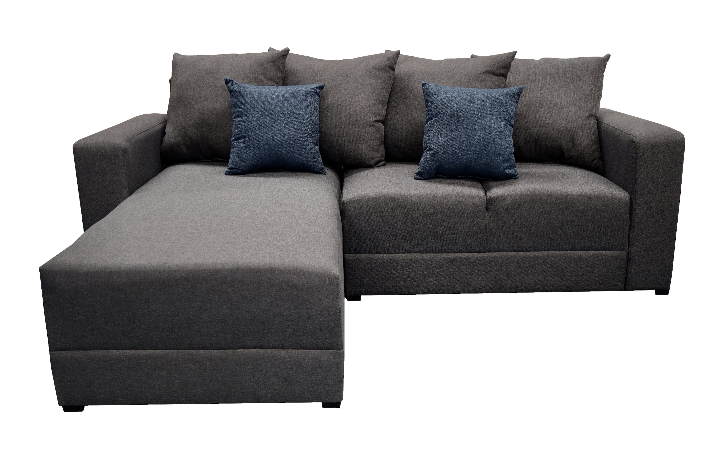 Sala Esquinera Modular Lombar Gris Oxford Tela lino nacional 220x160 cm ...