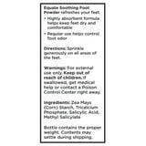 Equate Soothing Foot Powder, 7 oz, Compare to Dr. Scholl's® Soothing ...
