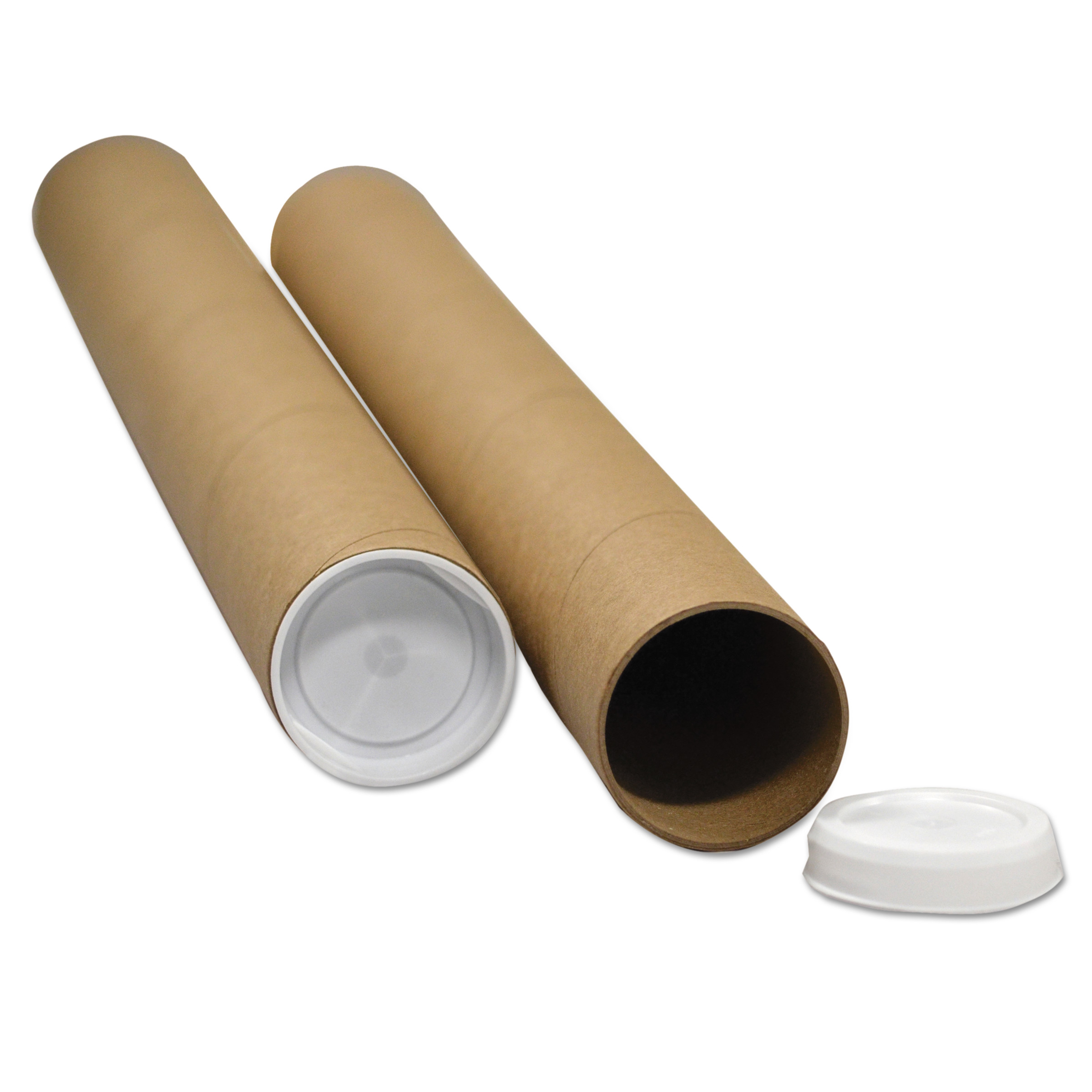 General Supply Round Mailing Tubes 15l X 3 Dia White 25 Pack General Supply Round Mailing Tubes 15l X 3 Dia White 25 Pack
