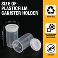eTone Clear Film Canisters with Caps, 35 Pack, 35mm Plastic Storage ...