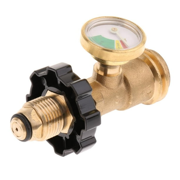 Propane Tank Adapter Convert POL to ACME / QCC Fitting Brass with Gas ...