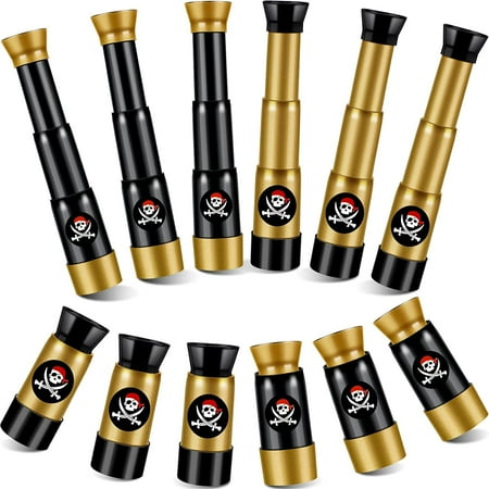 Plastic Pirate Telescopes for Kids Pirate Theme Party Favor Supplies ...