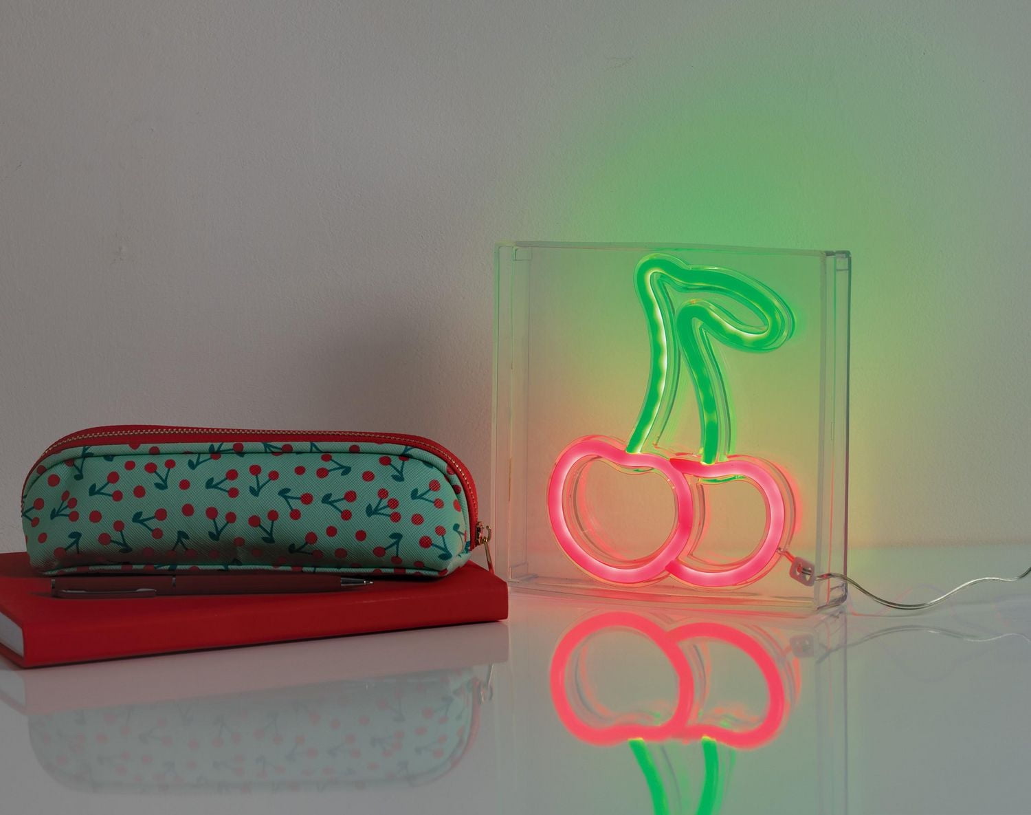 Merkury Innovations 6" Cherry LED Neon Box, Cherry LED Neon Box ...