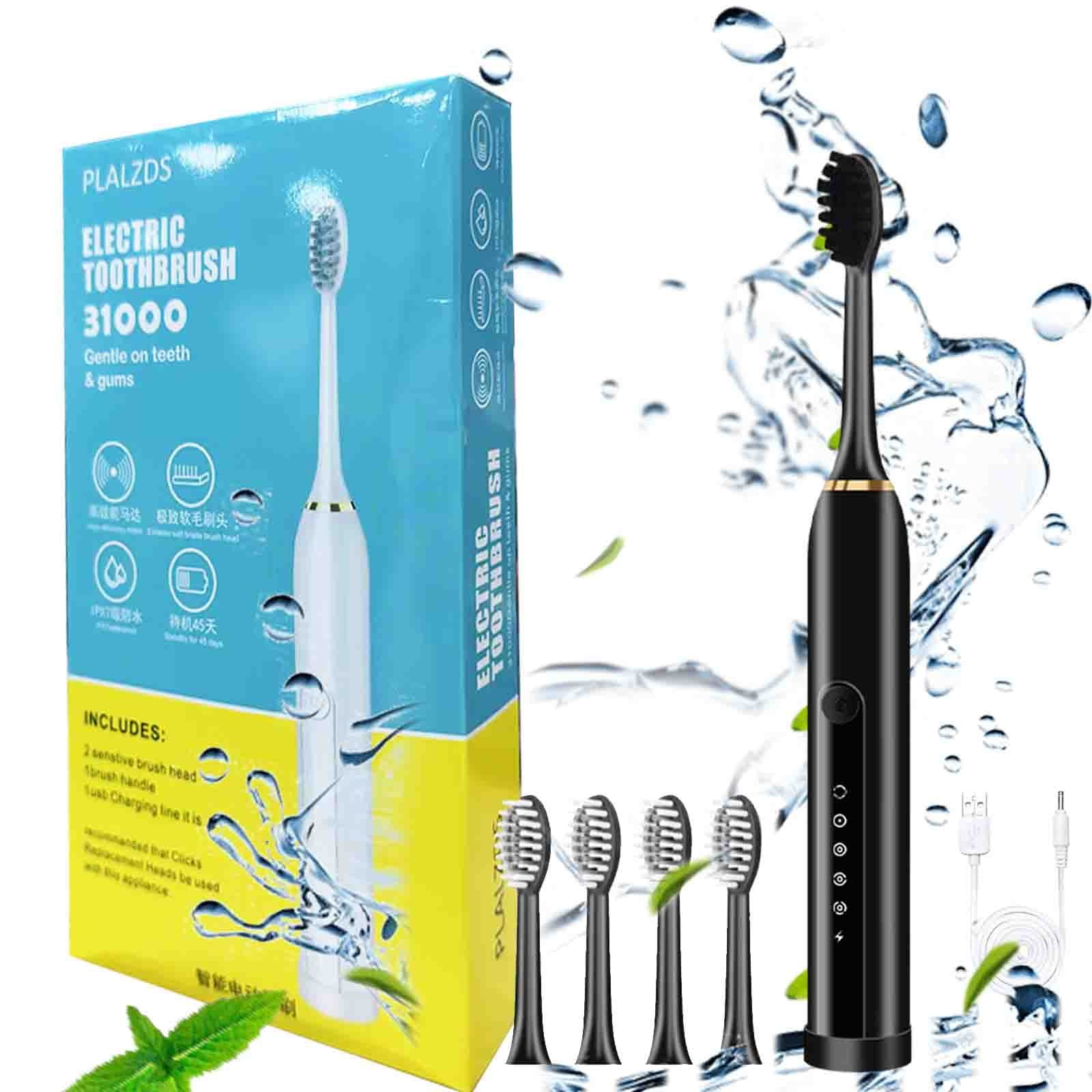 Click here for Staron Electric Toothbrush With 4 Brush Heads 6 Mo... prices