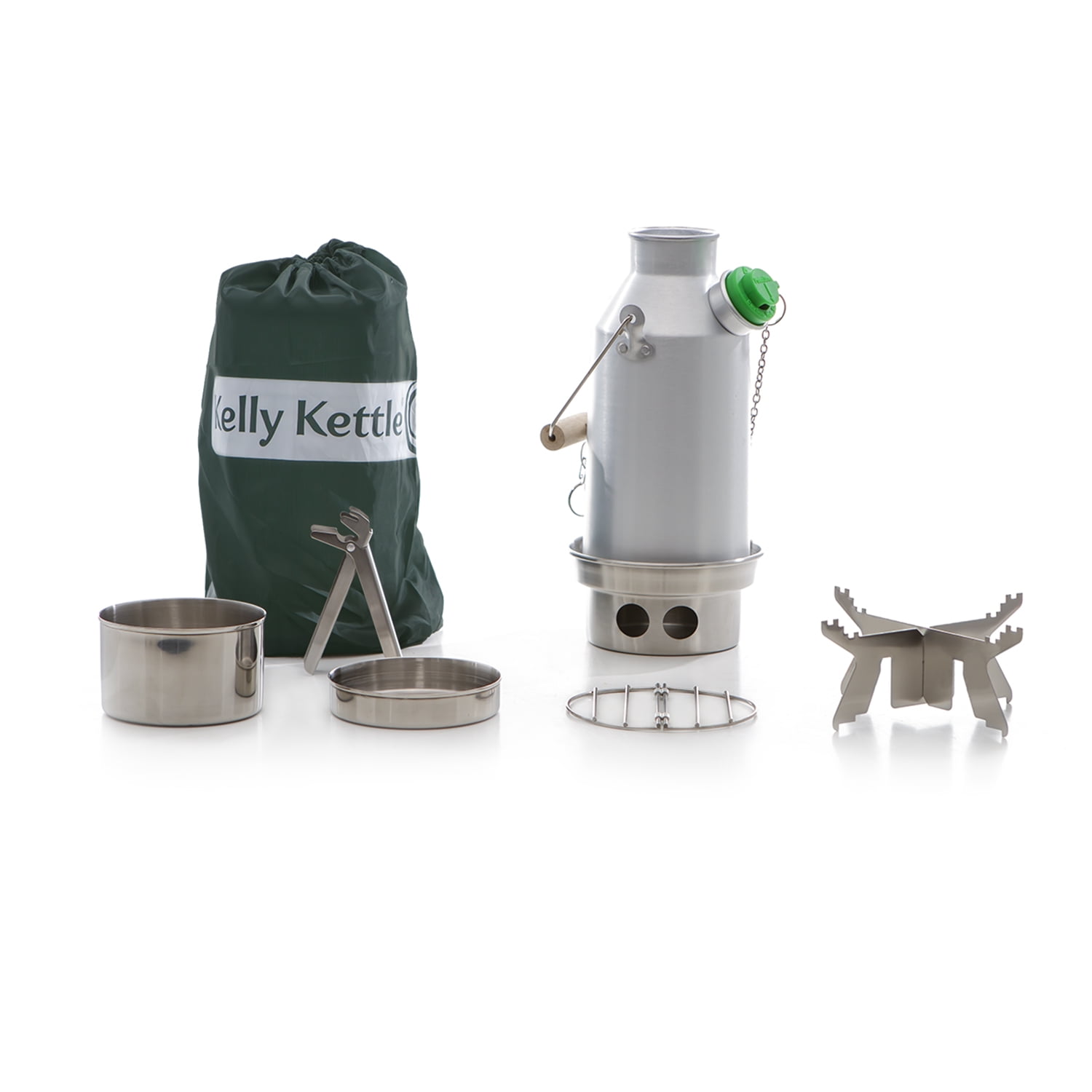 Kelly Kettle Trekker Basic Kit (Small) - Anodized Aluminum - Walmart.com