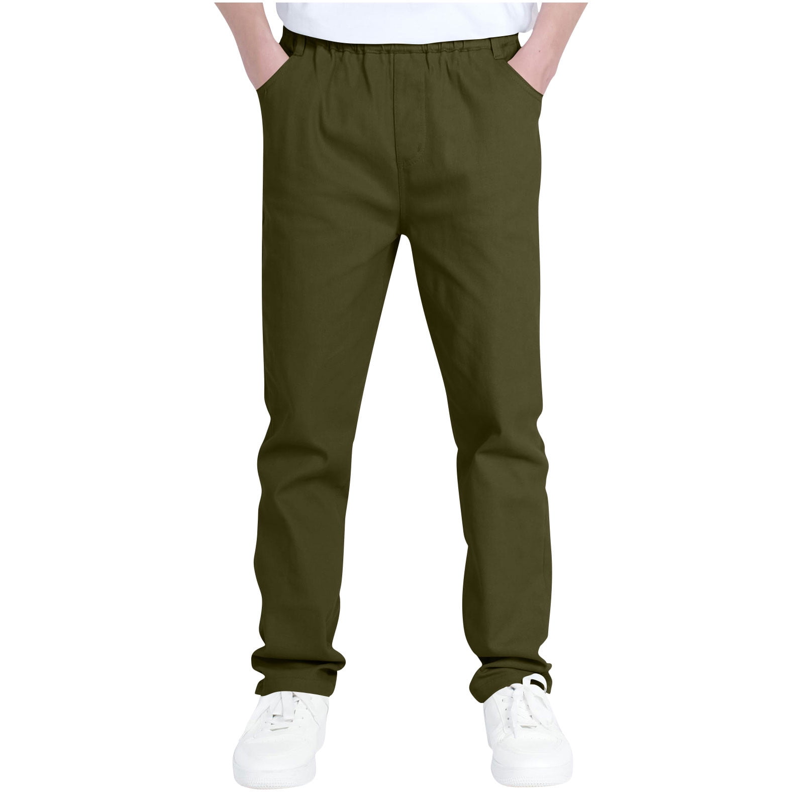 Click here for Bwiyojiz Sizes 130-170 Full Length Pants Boys And... prices
