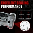 MITZONE Upgrade Aluminum Valve Cover Kit Left and Right Compatible with ...