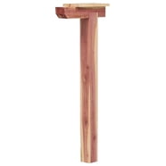 Gibraltar Mailboxes Cedar Deluxe Drive-In Post Kit for Large and Medium ...