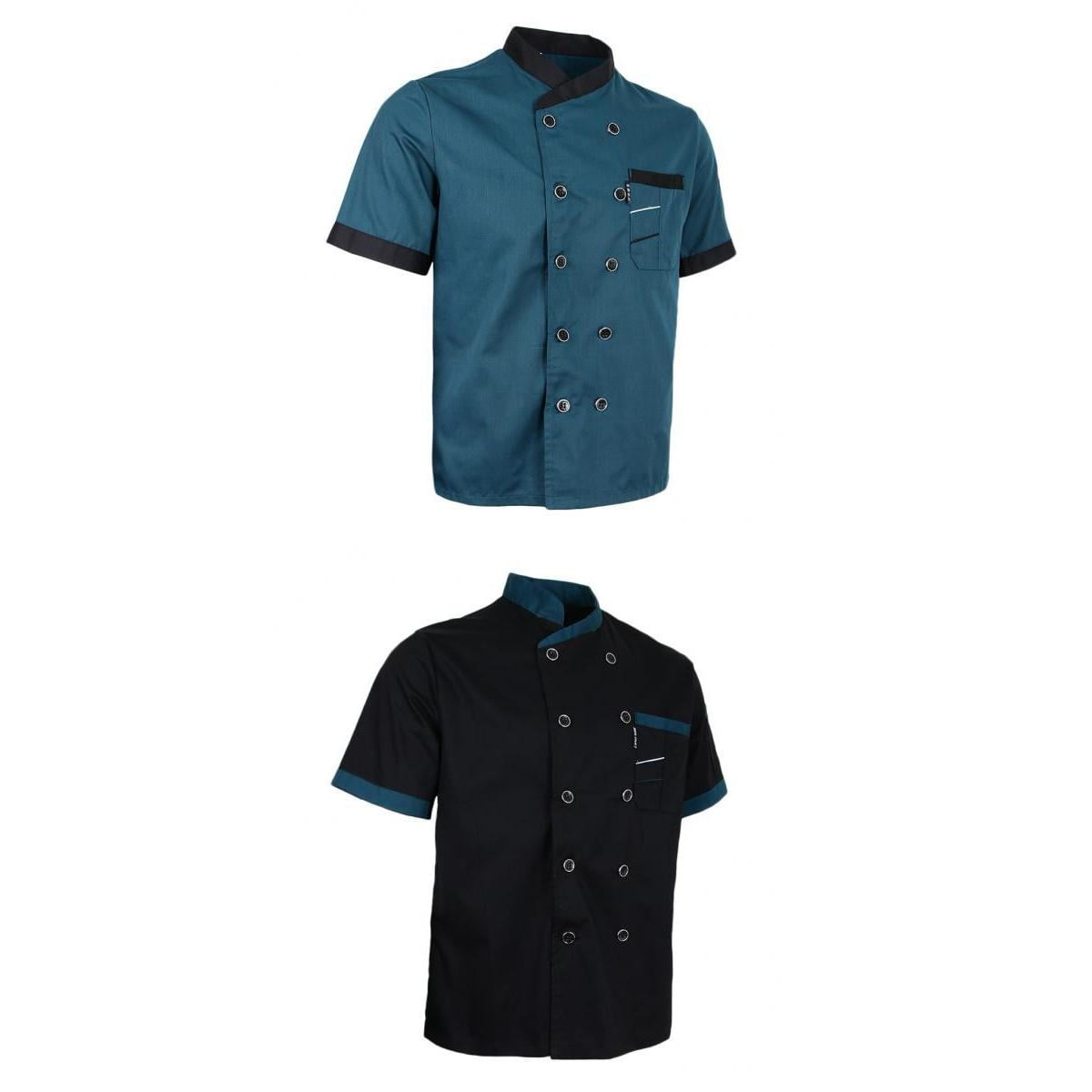Click here for Meriglare 2 Pieces Chef Jacket Uniform Short Sleev... prices