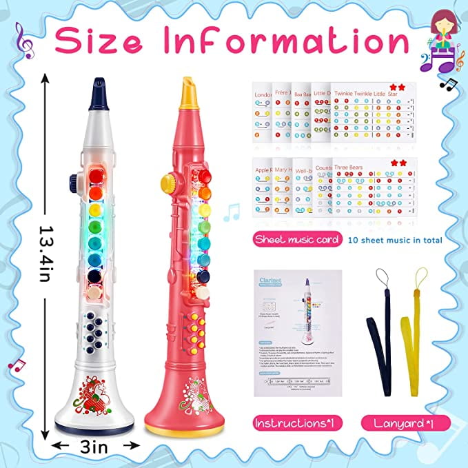 Pink Clarinet Instrument