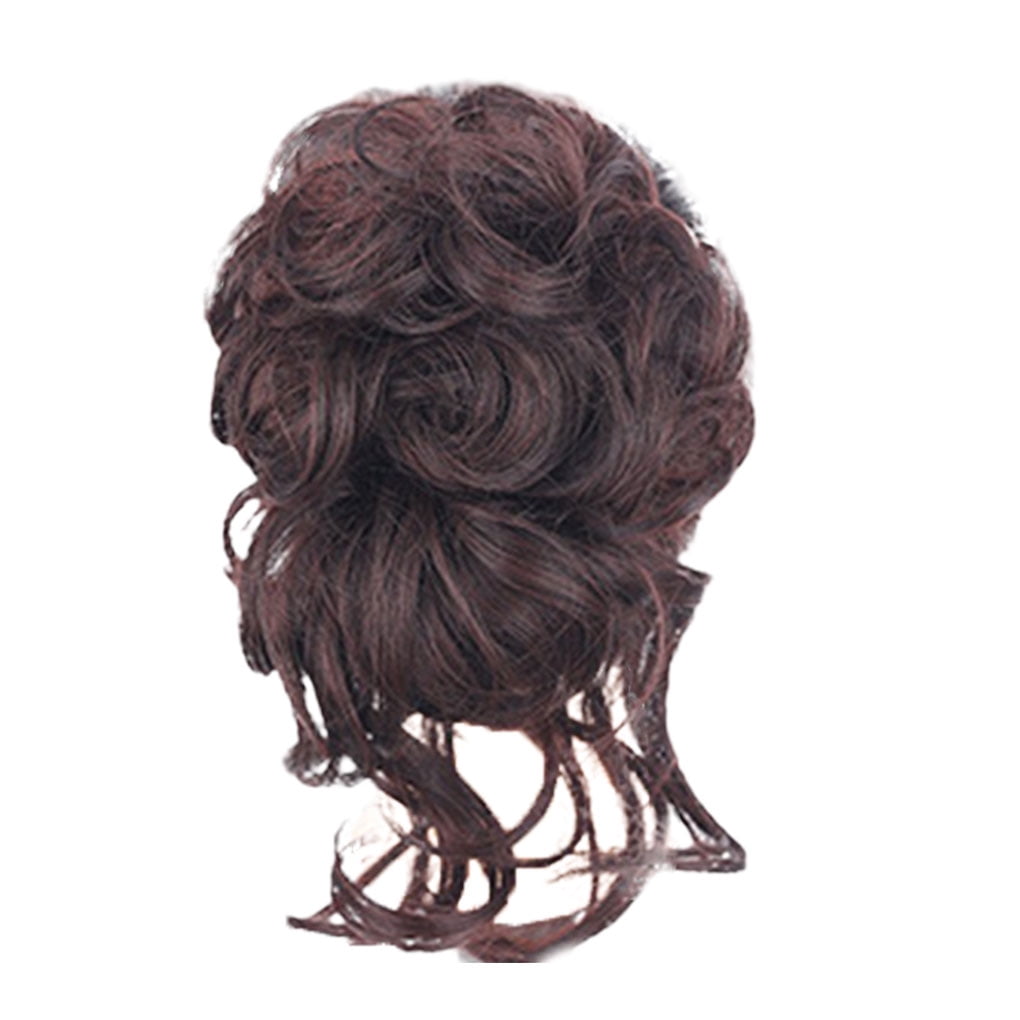 Minnieouse Moño de pelo rizado desordenado de fibra, fácil de usar ...