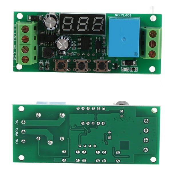Current Detection Module,Current Detection Sensor Module Relaywith LED Display Digital Current ...