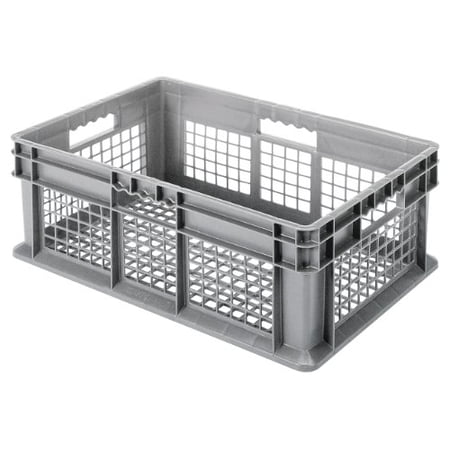 Akro-Mils 37608 Plastic Straight Wall Container Tote with Mesh Sides ...