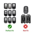 Key Cover Case, Zinc Alloy Smart Key Fob Case Protector Shell ...