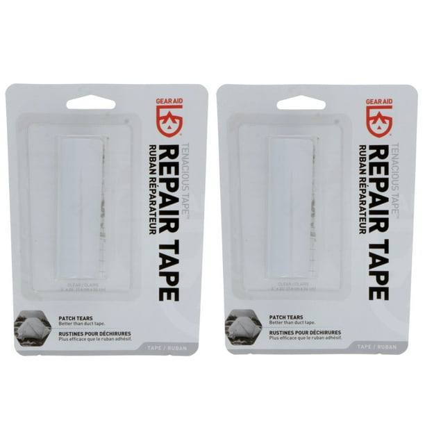 GEAR AID (2 Pack)Tenacious Tape Clear Repair Rip and Tear Patch ...