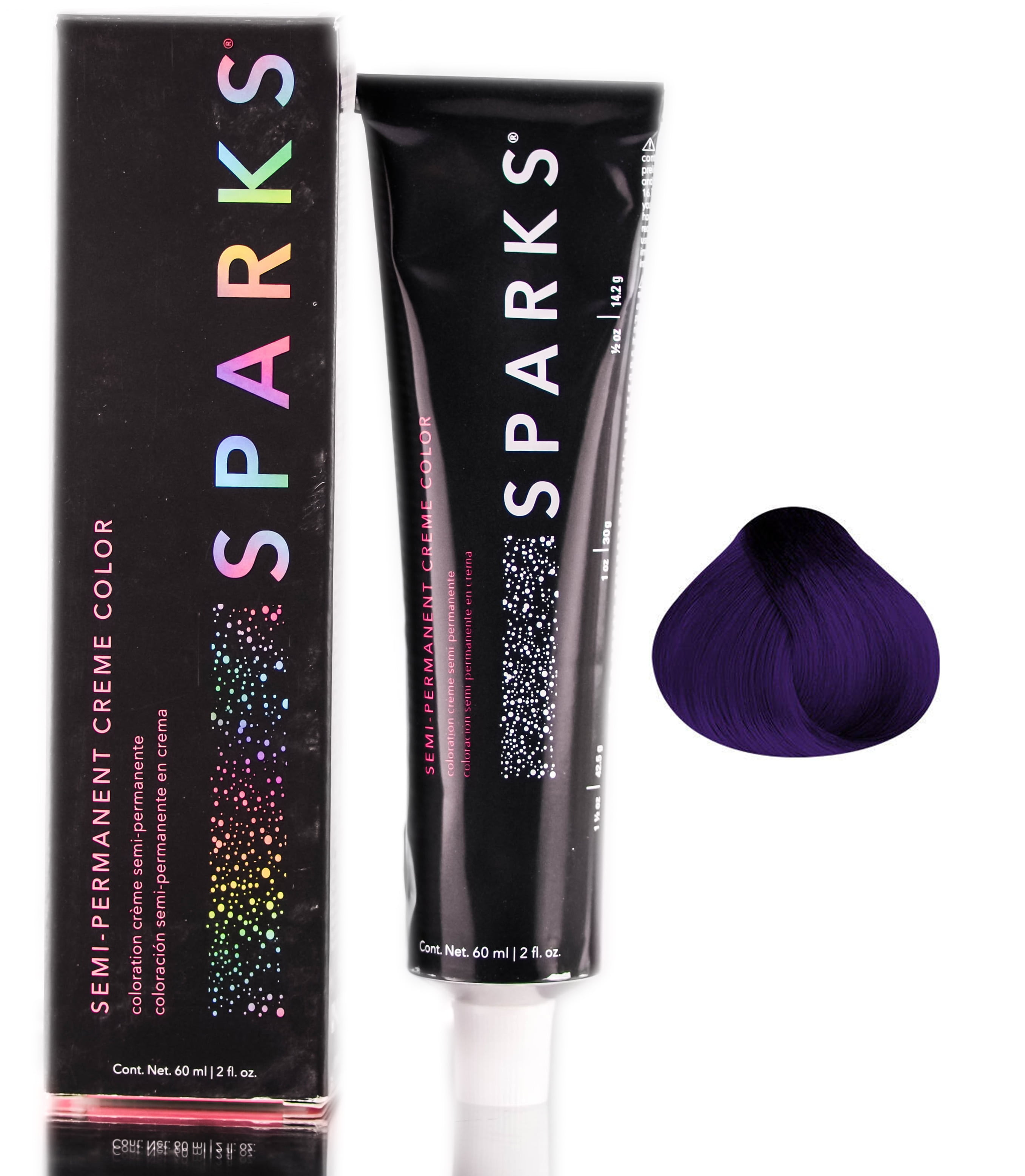 Sparks Semi-Permanent Creme Color - Violet Vibes - Walmart.com
