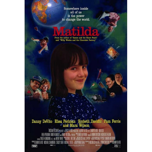 Matilda - movie POSTER (Style A) (27" x 40") (1996) - Walmart.com ...