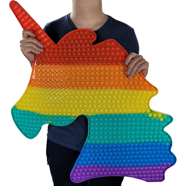 Zillywood jumbo unicorn pop it. Big pop it fidget toys, popit pop toy ...