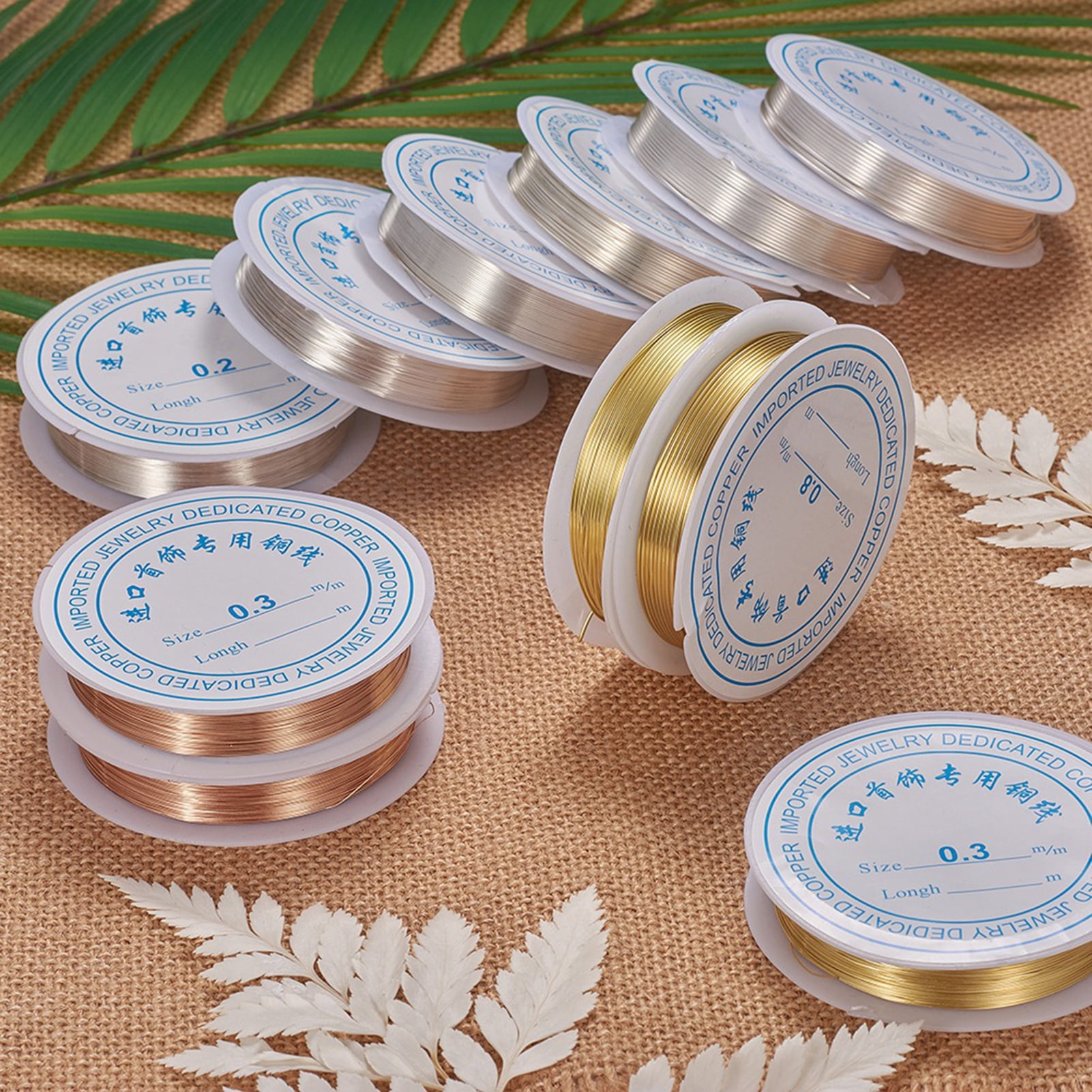 Convenient Copper Beading Wires Easy to Cut Copper Cord for Beaded ...