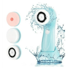 Electric Facial Cleansing Brush System Battery Operated Face Cleanser ...
