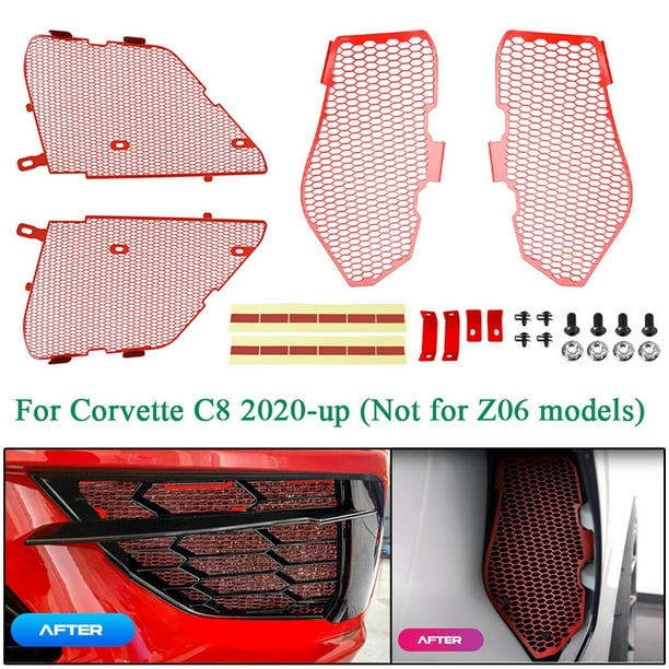 ALLTIMES Front Radiator Grille Guards & Side Intake Grill Guards for ...