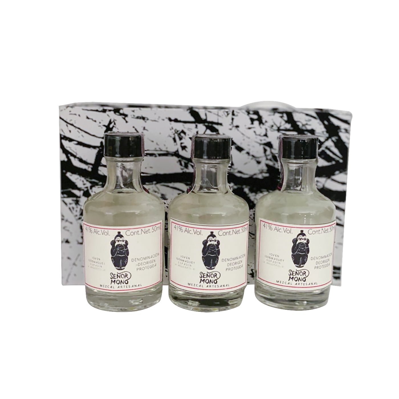 Caja de pulgas Señor Mono Mezcal Artesanal 50ml Señor Mono CPSM50 ...