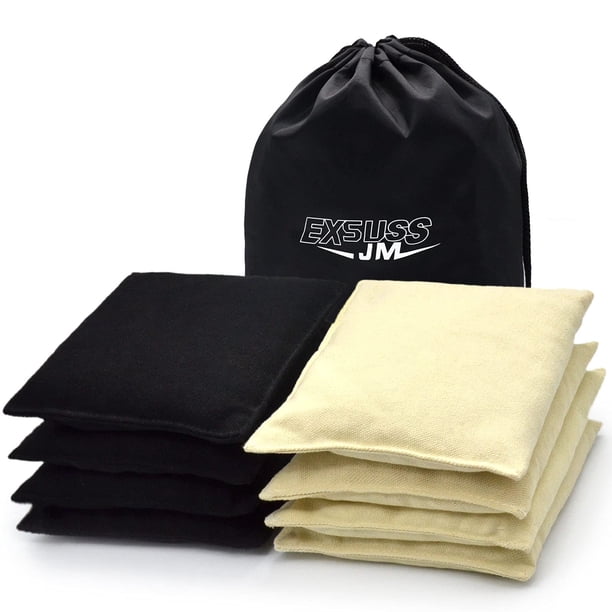 JMEXSUSS Weather Resistant Standard corn Hole Bags, Set of 8 Regulation ...