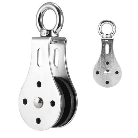 TILIYHELLO Stainless Steel Pulley, Weight Lifting Pulley, Cable Pulley ...