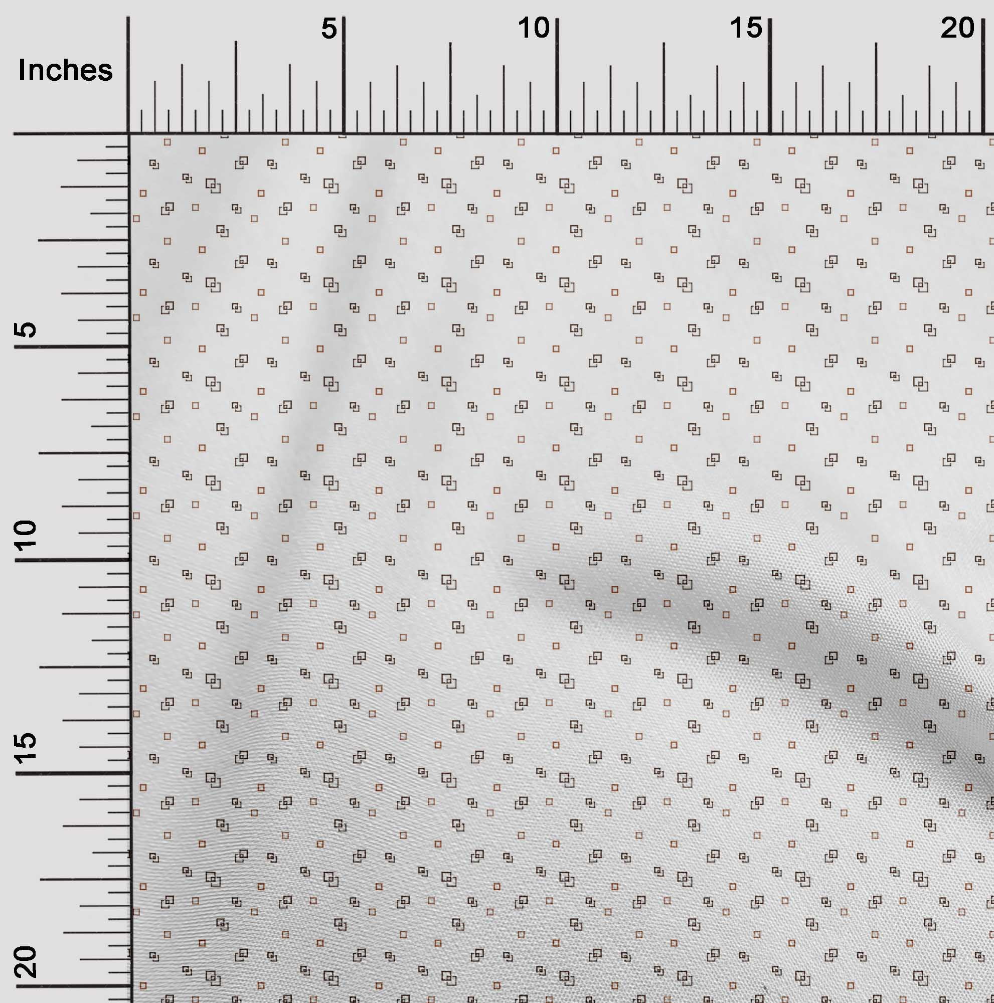 oneOone Silk Tabby Brown Fabric Square Shape Geometric Dress Material ...