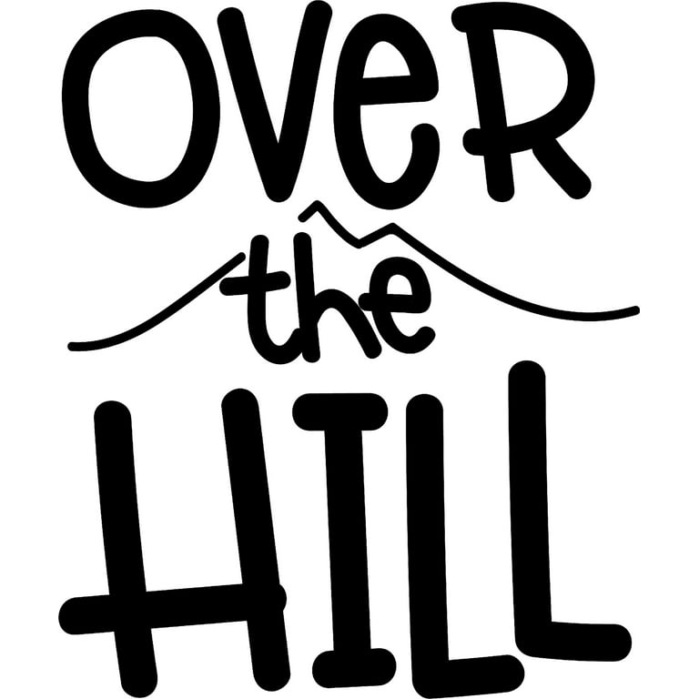 Over The Hill 40 Clipart